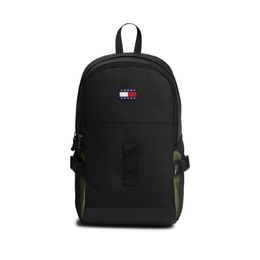 Tommy Jeans Damen Rucksack &raquo;TJM OUTDOOR BACKPACK&laquo; Freizeitrucksack, City Bag, Reiserucksack mit Logoembelm schwarz B/H/T: 29cm x 47cm x 17cm