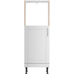 KOCHSTATION Backofenumbauschrank &raquo;KS-Ahus&laquo; Breite 60 cm grau wildeiche Nachbildung, B/H/T: 60cm x 176,6cm x 58,4cm, T&uuml;ren: 1 Stk.