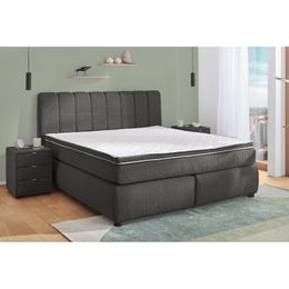 Jockenh&ouml;fer Boxspringbett &raquo;Tilda, wahlweise mit oder ohne Bettkasten&laquo; inkl. 7-Zonen-TTFK-Matratze, Kaltschaumtopper, 180x200cm Bezug Bett: Flachgewebe (100% 