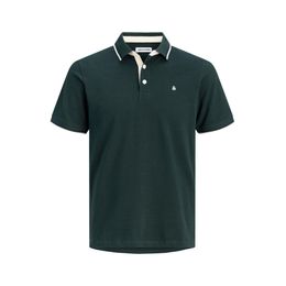 Jack & Jones Jack & Jones Poloshirt 'JJEPAULOS' Herren Gr&ouml;&szlig;e M dunkelgr&uuml;n