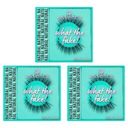 Essence Damen Bandwimpern &raquo;what the fake! false lashes&laquo; 3-tlg., Wiederverwendbar Kunsthaar