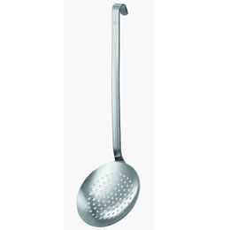 R&ouml;sle R&Ouml;SLE Schauml&ouml;ffel Abseihl&ouml;ffel mit Hakengriff, Edelstahl 18/10, sp&uuml;lmaschinengeeignet silber Edelstahl 18/10 &Oslash; 12cm - L: 35cm