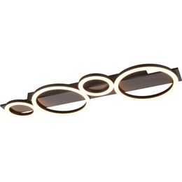 REALITY LEUCHTEN LED Deckenleuchte &raquo;LUMOS, Deckenlampe mit LED Ringen, 26,5W 3100 Lumen 3000K warmwei&szlig;&laquo; LED-Board 1 Stk. Warmwei&szlig; als Wandlampe oder 