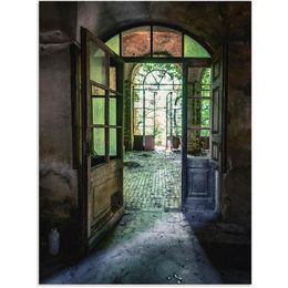 Artland Wandbild &raquo;Lost Place - alte T&uuml;r Fenster&laquo; Fenster & T&uuml;ren 1 Stk. tlg. als Alubild, Leinwandbild, Poster in verschied. Gr&ouml;&szlig;en bunt B/H/T: 30cm x 40cm, 
