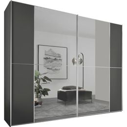 STAUD Schwebet&uuml;renschrank &raquo;Sonett 220, Made in Germany&laquo; mit vier verschiedenen Ausstattungsvarianten Holzwerkstoff Vulkan, B/H/T: 298cm x 240cm x 68cm