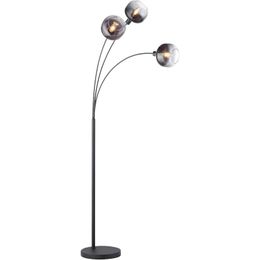 JUST LIGHT Stehlampe &raquo;ZEA&laquo; E14 1 Stk. ExklusiveE14 schwarz 3, &Oslash; 25cm H: 160cm, 1 Stk.