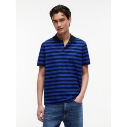 Tommy Jeans Herren Poloshirt &raquo;TJM REG STRIPE POLO EXT&laquo; aus Baumwoll-Jersey, Regular Fit blau M
