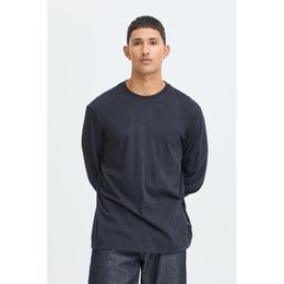 Blend Herren Langarmshirt &raquo;BHKONSTANTIN L/S WASH O-NECK&laquo; Baumwolle, regular fit schwarz L