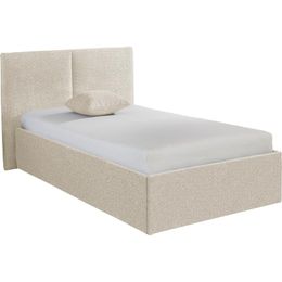Westfalia Schlafkomfort Polsterbett Bezug. Hochwertiger Boucl&eacute;, 100% Polyester pflegeleicht, Polsterung: Polsterwatte, Material Gestell: gepolsterter Holzwerkstoff, 