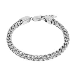 Tom Tailor Herren Tom Tailor Armband &raquo;Schmuck Geschenk Edelstahl Fuchsschwanzkettenglieder&laquo; silber 22cm, Edelstahl
