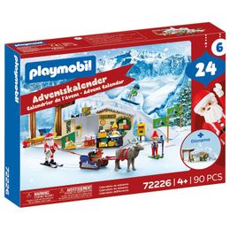 Playmobil Spielzeug-Adventskalender &raquo;Spielbausteine, Am Nordpol (72226), Christmas&laquo; ab 4 Jahren Made in Europe Einheitsgr&ouml;&szlig;e Spielzeug-Adventskalender