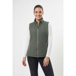 Killtec Damen Funktionsweste "KOS 70 WMN VST", gr&uuml;n, Gr. 36, Obermaterial: 100% Polyester. Futter: 100% Polyester, Westen, wasserabweisend,
