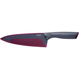 Tefal Kochmesser &raquo;Fresh Kitchen&laquo; 20 cm, Klingen aus rostfreiem Stahl, Titan-Versiegelung, Klingenschutz Edelstahl, Kunststoff Klingenl&auml;nge 20cm