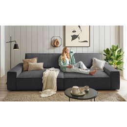 OTTO home Big-Sofa &raquo;SHERWOOD XXL Cord, Big-Sofa (316cm), extra tiefe Sitzfl&auml;che 95 cm&laquo; bequemer Sitzkomfort, Cord u. Leinenoptik, Kedernaht 100% 