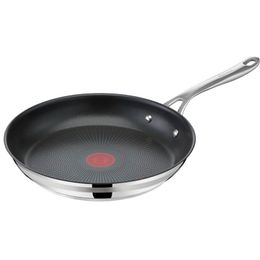Tefal Bratpfanne &raquo;Jamie Oliver Cook Smart, Pfanne Induktion mit Antihaftversiegelung&laquo; Edelstahl Thermo-Signal bei idealer Bratttemperatur, f&uuml;r alle 