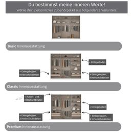 OTTO home Kleiderschrank &raquo;Mehrzweckschrank Aktenschrank M&ouml;bel Mietswohnung Schlafzimmer AVOLA&laquo; 3 verschiedene Ausstattungen BASIC/CLASSIC/PREMIUM (