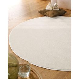 Teppich &raquo;Vegas - Esprit Kollektion&laquo; rund 15 mm H&ouml;he Kurzflor, uni, gewebt, pflegeleicht, formstabil, f&uuml;r Fu&szlig;bodenheizung Polypropylen &Oslash; 160cm 1 Stk., 