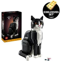 Lego Konstruktionsspielsteine &raquo;Schwarz-wei&szlig;e Katze (21349), Lego Ideas&laquo; Exklusives Set; Made in Europe bunt Einheitsgr&ouml;&szlig;e Konstruktionsspielsteine