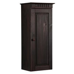 OTTO home H&auml;ngevitrine &raquo;Cubrix, wahlweise mit oder ohne Glast&uuml;r&laquo; aus sch&ouml;nem massivem Kiefernholz, Breite 35 cm, H&ouml;he 85 cm braun Massivholz B/H/T: 