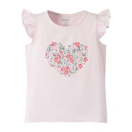 name it M&auml;dchen T-Shirt &raquo;NMFVAYANA CAPSL TOP&laquo; Baumwollmischung, regular fit 110