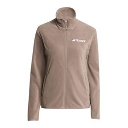 ADIDAS TERREX Athletic Fleece Jacket 'Multi Essentials' female size XS/S Cappuccino