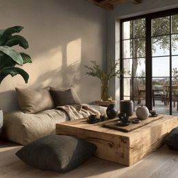 Livingwalls living walls Vliestapete &raquo;Vibes & Styles Jan &ndash; Stud!o Sense & Surface Vliestapete&laquo; Flechtoptik leicht strukturiert Nat&uuml;rliche Flechtoptik mit feiner 
