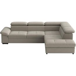 Sit & More sit&more Ecksofa &raquo;Viola, L-Form, B. 249 cm&laquo; optional Schlaffunktion 100% Polyester B/H/T: 249cm x 73cm x 226cm, Chenille, Ottomane rechts, ohne 