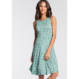 Laura Scott Damen Sommerkleid kurz, figurbetont, aus Single Jersey, &auml;rmellos gr&uuml;n 34, N-Gr