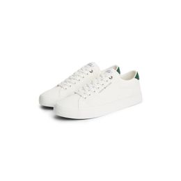 Tommy Hilfiger Herren Sneaker &raquo;TH HI VULC CORE LOW SUMMER MESH&laquo; Freizeitschuh, Halbschuh, Schn&uuml;rschuh mit Kontrastbes&auml;tzen 41