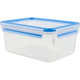 Emsa Frischhaltedose &raquo;Clip&Close&laquo; Made in Germany, mikrowellengeeignet, (6 Dosen m. Deckel) blau Polyprophylen (PP) B/H/L: 19,5cm x 11cm x 26,5cm