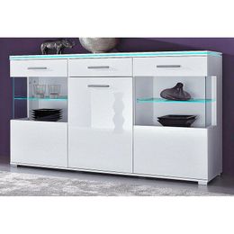 Sideboard &raquo;Show&laquo; Breite 150 cm wei&szlig; Einheitsgr&ouml;&szlig;e