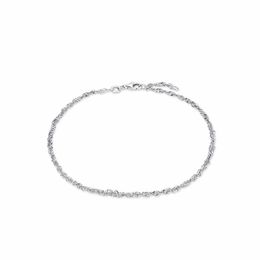 Amor Fu&szlig;kette &raquo;Schmuck Geschenk K&ouml;rperschmuck, Singapurkettengliederung&laquo; silber Silber 925 (Sterlingsilber) Fu&szlig;kette