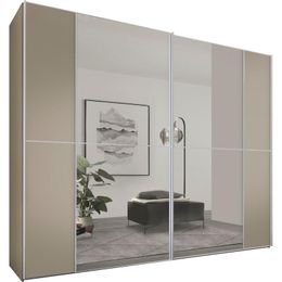 STAUD Schwebet&uuml;renschrank &raquo;Sonett 220, Made in Germany&laquo; mit vier verschiedenen Ausstattungsvarianten beige Holzwerkstoff Sand, B/H/T: 298cm x 240cm x 