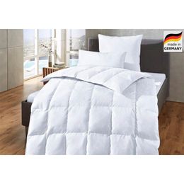 OTTO home Daunenbettdecke + Kopfkissen &raquo;K&ouml;niz, Bettdecke 135x200&155x220 cm mit 80x80 cm Kissen Made in Green&laquo; 2-tlg., Set mit Kissen, allergiker 