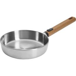 Woll Bratpfanne &raquo;Logic Steel&laquo; Edelstahl 18/10 1 Stk. tlg. 5-Schicht-Aufbau silber &Oslash; 20cm + H&ouml;he 5cm