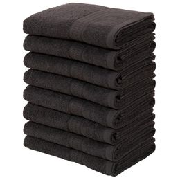 OTTO home Handt&uuml;cher &raquo;Juna, als Set und Serie erh&auml;ltlich, 8 Handt&uuml;cher, 50x100cm&laquo; 8-tlg. Handtuch-Set, 100% Baumwolle, mit Bord&uuml;re, Uni-Farben, weich 