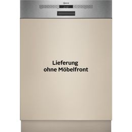 Neff teilintegrierbarer Geschirrsp&uuml;ler N 50 &raquo;S145HTS06E&laquo; 13 tlg. Ma&szlig;gedecke Flex 1 Korbsystem - klappbare Elemente im Unterkorb beige Aqua Stop : eine