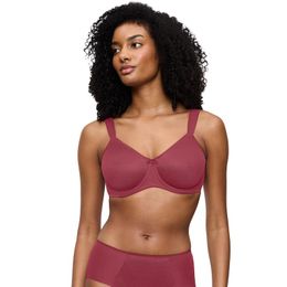 Triumph Minimizer-BH &raquo;Essential Minimizer&laquo; schimmerndes Jacquard-Muster, mit B&uuml;gel rot 70, Cup C Minimizer-BH