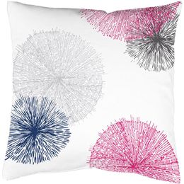 Vision S Dekokissen &raquo;SCOPPIO&laquo; DIGITALDRUCK, Kissenh&uuml;lle ohne F&uuml;llung, 1 St&uuml;ck lila Polyester B/L: 40cm x 40cm, 1 Stk.