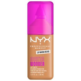 Nyx Cosmetics Nyx Professional Makeup Unisex NYX PROFESSIONAL MAKEUP Foundation &raquo;MAKE 'EM WONDER FOUNDATION&laquo; perfekter No-Makeup-Makeup-Look bis zum Full Glam beige