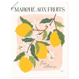 Artland Wandbild &raquo;Marche aux Fruits II&laquo; Pflanzenbilder 1 Stk. tlg. als Alubild, Leinwandbild, Poster, Wandaufkleber in verschied. Gr&ouml;&szlig;en gelb Papier B/H/T: 