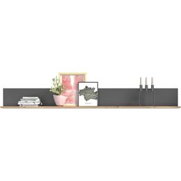 Home Affaire Wandboard &raquo;Riga&laquo; Breite 180 cm braun Holzwerkstoff B/H/T: 180cm x 21cm x 20cm, 1 Stk. offenes Fach