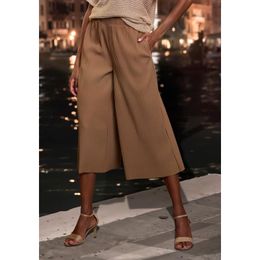 Lascana Damen Lascana Culotte in weiter Form mit Plisseefalten 32/34, N-Gr