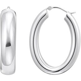 Thomas Sabo Damen Thomas Sabo Paar Creolen &raquo;Schmuck Silber 925 Ohrringe Chunky-Design&laquo; silber Silber 925 (recycelt)