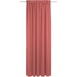 Adam Vorhang &raquo;Uni Collection light&laquo; Multifunktionsband 1 Stk. tlg. aus 100% Bio-Baumwolle rot Baumwolle (Bio-Baumwolle) 155cm, Multifunktionsband, 142cm
