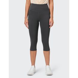 Venice Beach Damen Leggings &raquo;LEGGINGS 3/4 AMELIA&laquo; 3/4-L&auml;nge, sportlicher Stil, aus Polyamid und Elasthan grau L (42), N-Gr