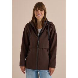 Cecil Damen Softshelljacke ohne Kapuze in Unifarbe braun S (38)