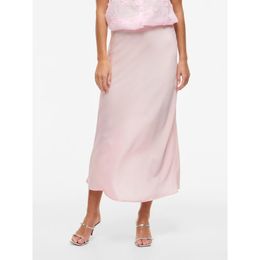 Vila Damen Maxirock &raquo;VIELLETTE HW LONG SKIRT - NOOS&laquo; Kunstfaser rosa 38