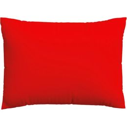 Schlafgut Kissenbezug &raquo;Premium Kissenbezug Woven Satin (1 St)&laquo; Ton-in-Ton Rei&szlig;verschluss, Fadendichte von 300tc, Uni, OEKO Tex rot Mako-Satin, Obermaterial: 100