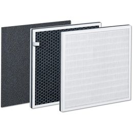 Beurer Ersatzfilter Set, 2 Stk. tlg. Filter Nachkaufset grau Einheitsgr&ouml;&szlig;e